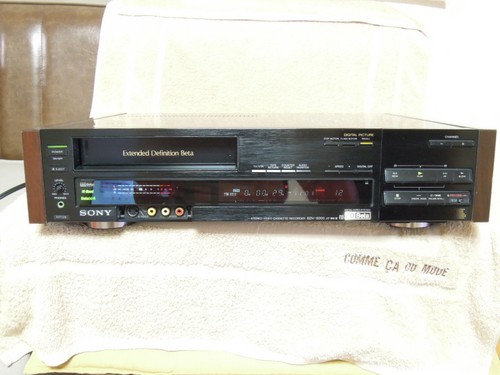 TESTED OK / SONY Hi-Band Betamax ED Beta Deck Video Cassette Recorder ...