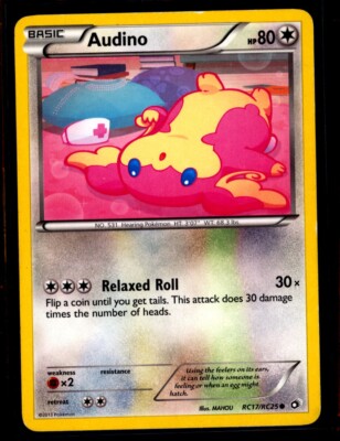 POKÉMON TCG AUDINO RC17/RC25 LEGENDARY TREASURES STARFOIL RARE LP 0405 ...