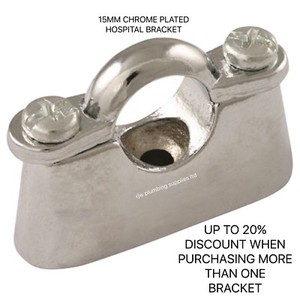 15mm Chrome Plated Hospital Bracket / Pipe Clips/copper pipe clips ...