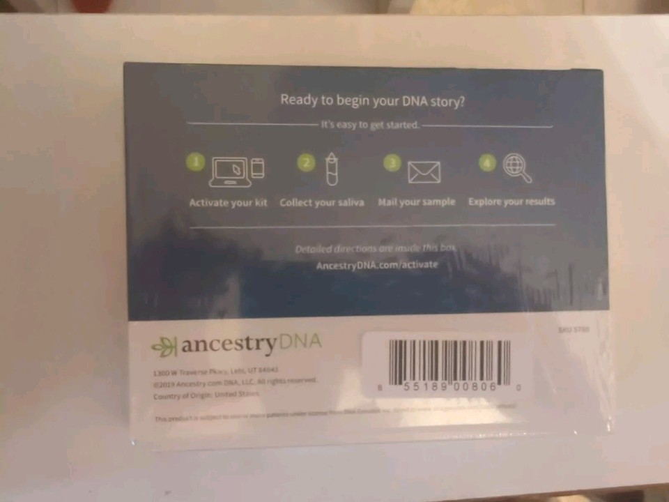 Ancestry DNA Activation Kit + Traits 855189008060 | eBay