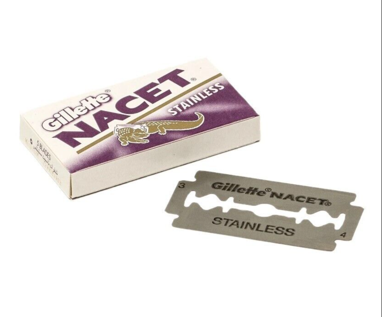 1800 X Double Edge Razor Blades Gilette NACET Stainless Russia Men's ...