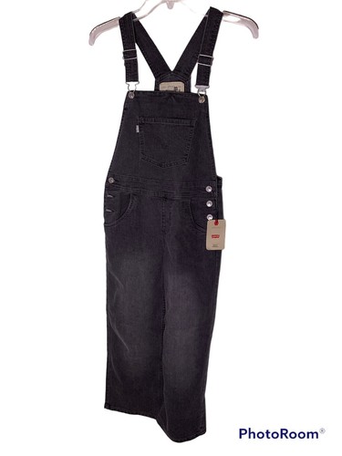 Levi’s New Baggy Silvertab Loose Fit Denim Overalls Size 12 Black | eBay