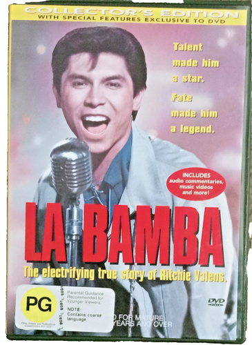 La Bamba DVD 1987 Lou Diamond Phillips as Ritchie Valens Region 4 PAL ANC | eBay