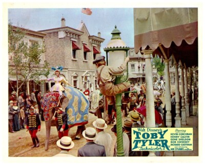 Toby Tyler Original Lobby Card 1960 Kevin Corcoran Circus Elephant Walt ...