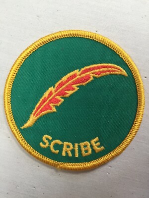 1970's Scribe Gauze plastic back youth BSA Position Patch | eBay