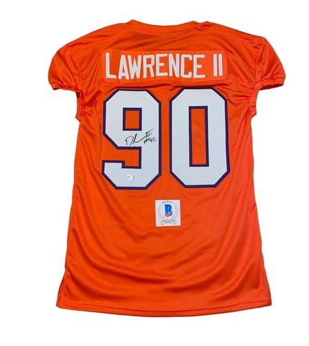 Dexter Lawrence Signed Jersey Clemson Tigers Football Autographed Auto ...