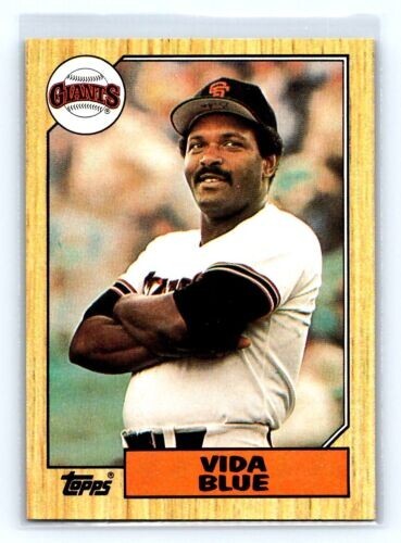 1987 Topps #260 Vida BLUE Pitcher San Francisco GIANTS FREE shipping | eBay