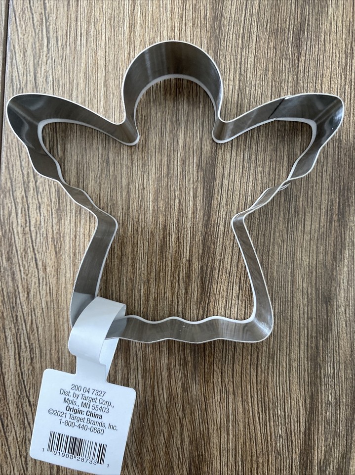 Threshold Target Cookie Cutter Angel Christmas Holiday Stainless Steel ...