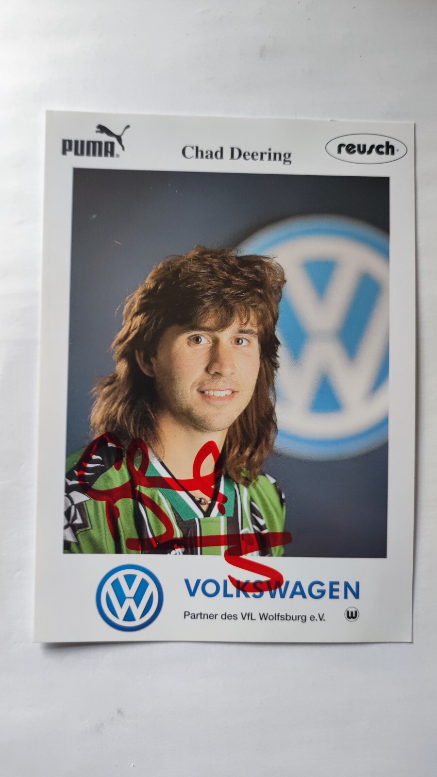 Chad Deering, USA, VfL Wolfsburg, Autogramm original | eBay.de