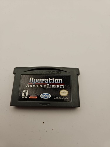 Operation Armored Liberty (Nintendo Game Boy Advance, 2003) Loose ...