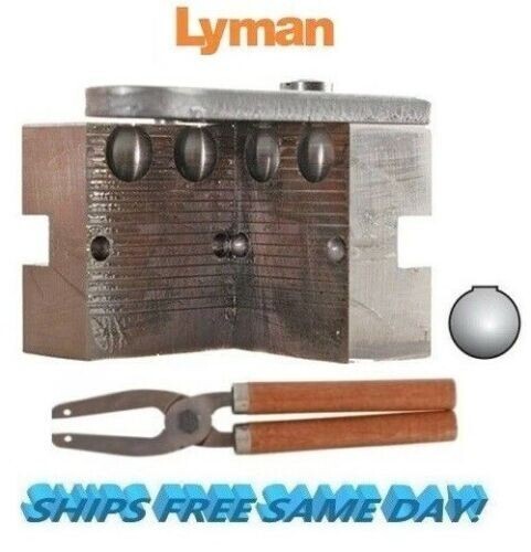 Lyman 2 Cav Mold w/ Handles for 45 Cal, 445 Dia, Round Ball NEW ...