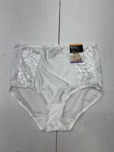 Bali Womens Double Support White Briefs Size Large | eBay