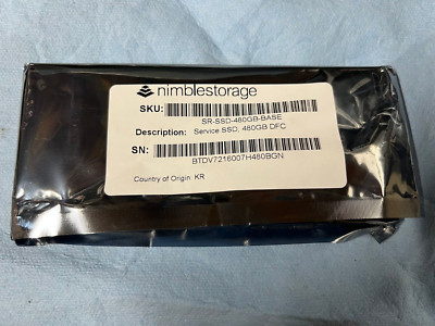 Nimble Storage 480GB S3520 SSD 2.5" Drive CS1000 CS3000 CS5000 AF1000 ...
