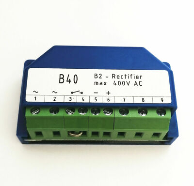 1PC Motor Brake Rectifier Brake Power Supply Module B40 400VAC | eBay