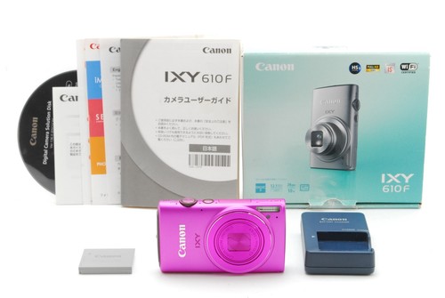 [Top MINT] Canon IXY 610F PowerShot ELPH 330 HS / IXUS 255 HS Pink 12.1 ...