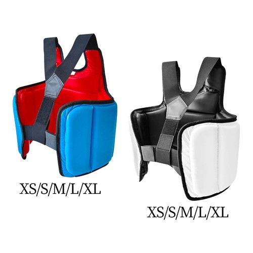 Karate Chest Guard Boxing Kickboxing Sparring Training Sanda Protection ...