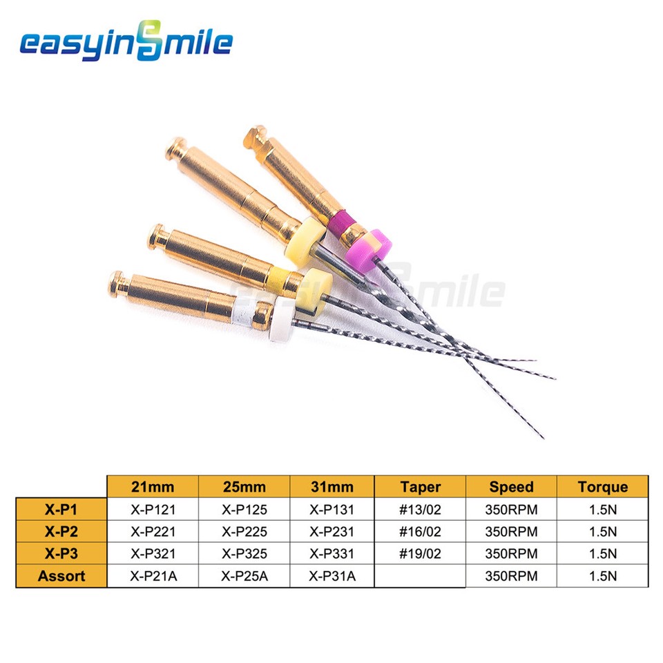5Pks Dental Endodontic Glide PATH Rotary Files Niti Engine Files Root ...