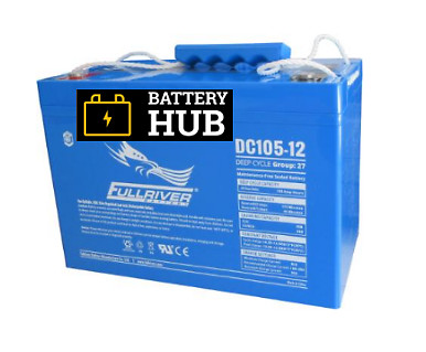 FULLRIVER DC105-12B DC SERIES 12 MONTH WARRANTY DEEP CYCLE BATTERY. | eBay