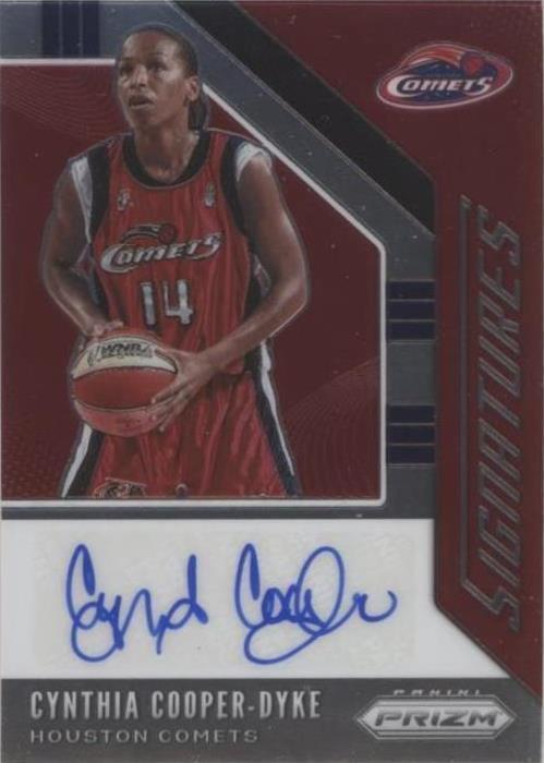 2020 Panini Prizm WNBA - Signatures Cynthia Cooper #SG-CCD (AU) for ...