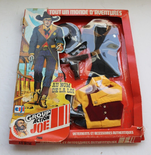 GI JOE VINTAGE " SHERIFF " GROUP ACTION JOE CEJI ARBOIS BOXED ! | eBay