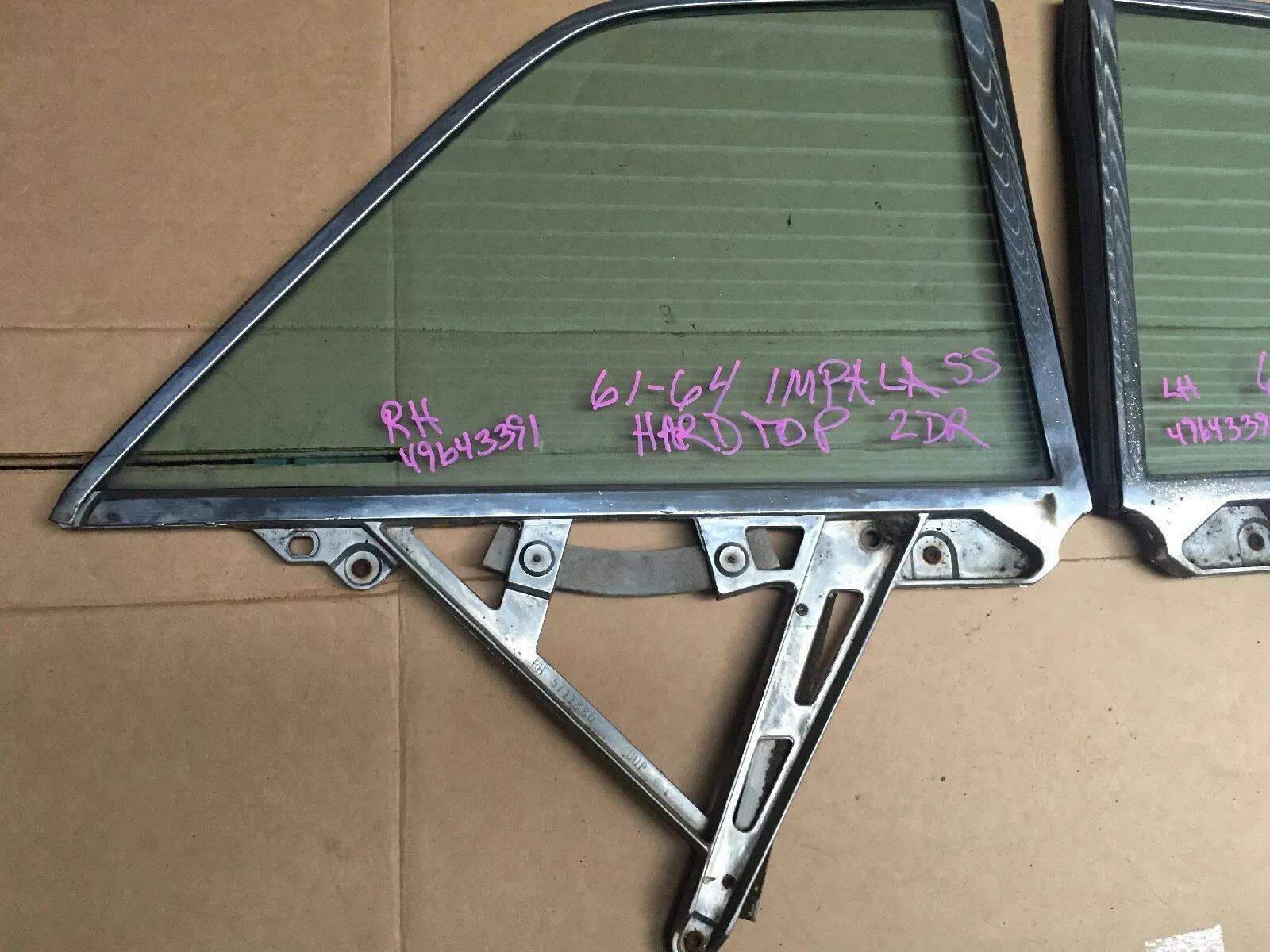 1962 Chevrolet Impala SS 2 Door HT Coupe RH Quarter Panel Back Side ...