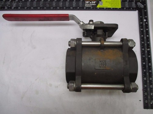 KF Contromatics Model 1-3-AB-M3 3'' WCB Socket Weld Ball Valve 1000 WOG ...