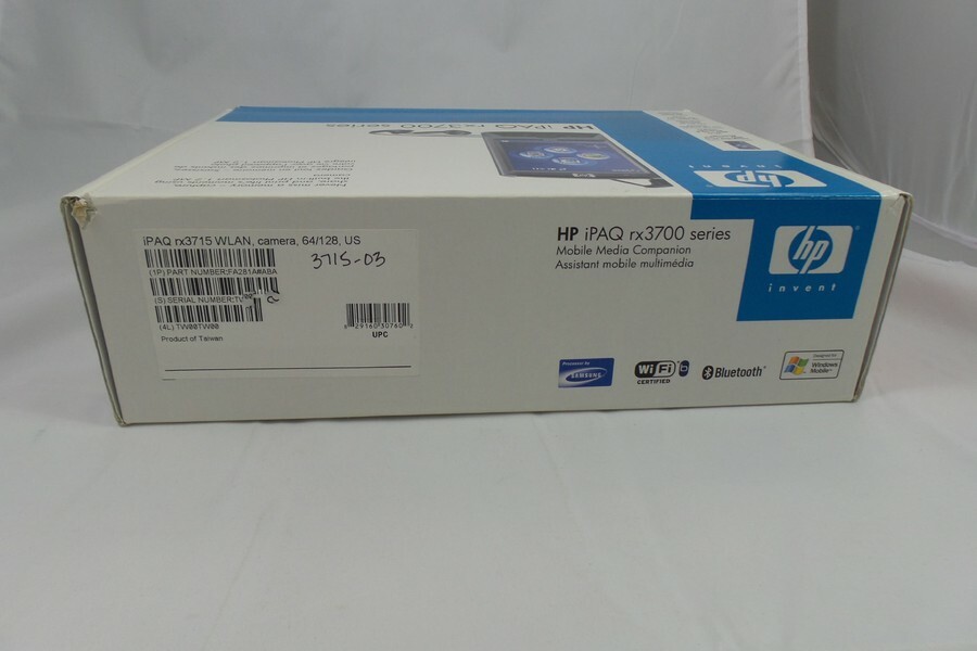 Boxed HP iPAQ Pocket PC RX3715 Win Mobile 2003 2nd Ed 400 MHz (FA281A# ...