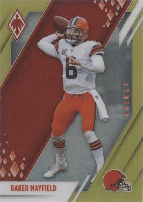 2021 Panini Phoenix - Baker Mayfield #26 Yellow /75 for sale online | eBay