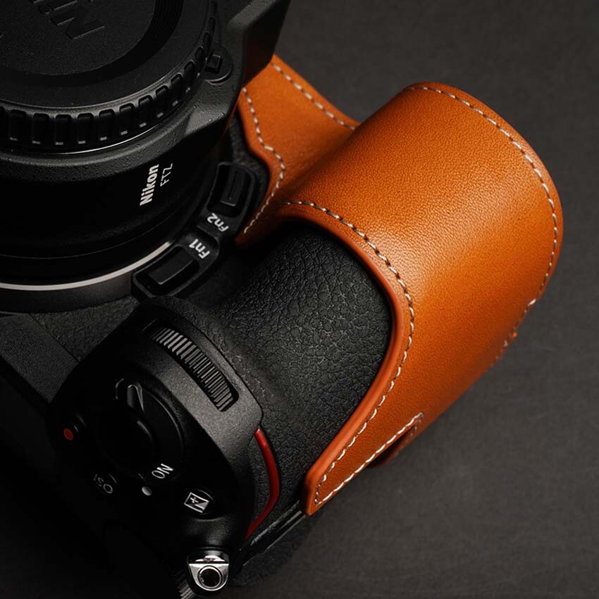 Handmade Genuine Leather Camera Cover Half Case Bag For Nikon Z7 ii/Z6 ...