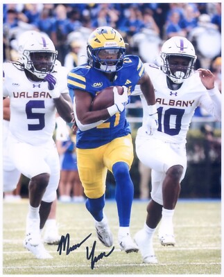 MARCUS YARNS - Signed/Autographed DELAWARE FIGHTIN BLUE HENS - 8x10 ...