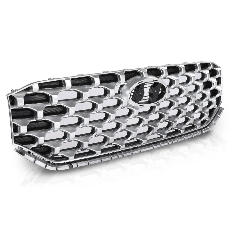 Front Bumper Upper Grille Grill Fit For 2021-2023 Hyundai Santa Fe ...