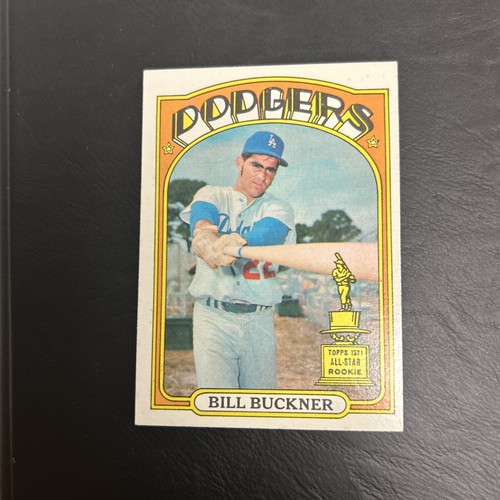 1972 Topps #114 Bill Buckner - All Star Rookie - Dodgers, Cubs, & Red ...
