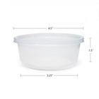 Fabri-Kal 8 oz Pro-Kal Deli Container, PK8S-C, Round Clear PP | 500 ...