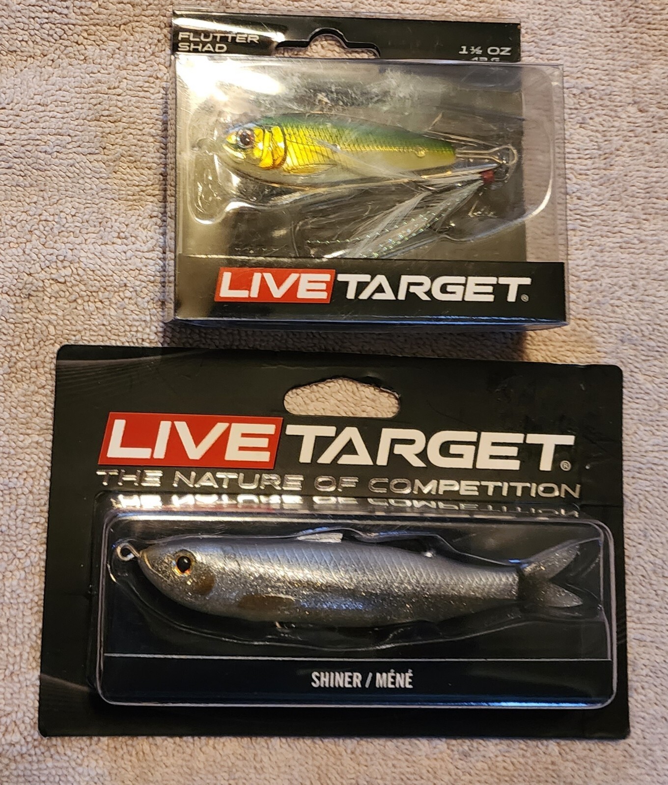 Koppers Live Target 2 Pack 1-shiner And 1-flutter Shad | eBay
