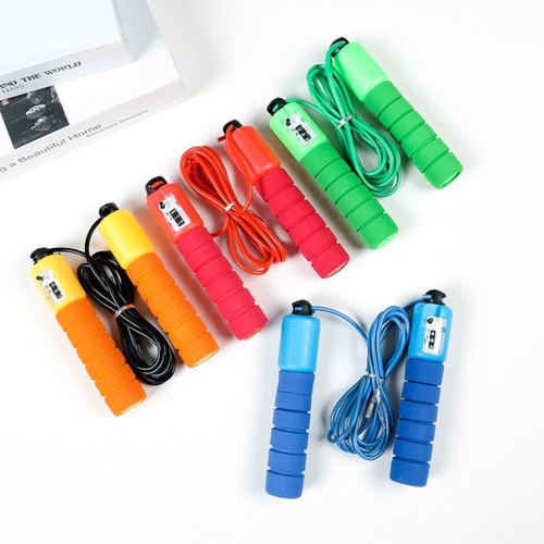 PVC/Braided Rope Jump Ropes Green Red Blue Orange Jumping Rope Body ...