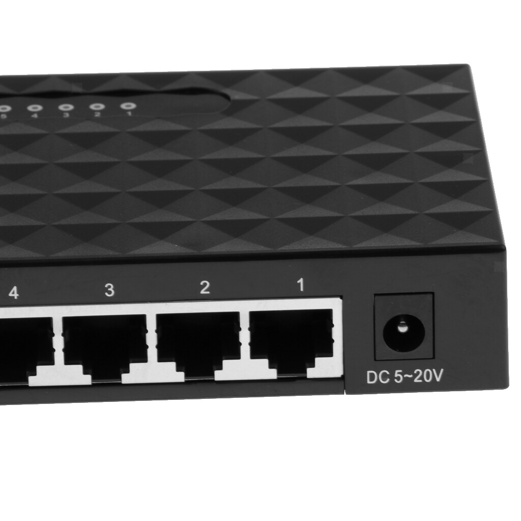8Port Fast Ethernet Internet Switch VLAN Hub LAN Network Splitter ...