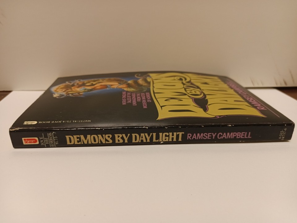 Demons by Daylight by Ramsey Campbell 1979 Jove/HBJ Horror Paperback ...