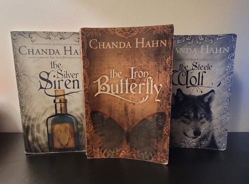Chanda Hahn - Iron Butterfly Paperback Book lot of 3 - Steele Wolf ...