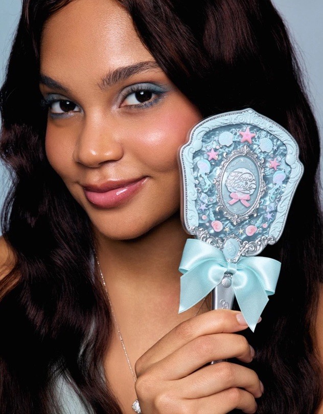 FLOWER KNOWS Shell's Jewel Collection Hand Mirror “Blue Seashell” NEW ...