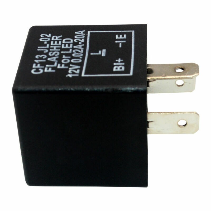 11V-15V 3-Pin CF13 Electronic LED Flasher Relay Fix LED Turn Signal ...