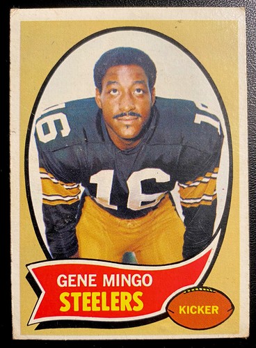 1970 Topps #148 Gene Mingo Pittsburgh Steelers NFL Vintage Football ...