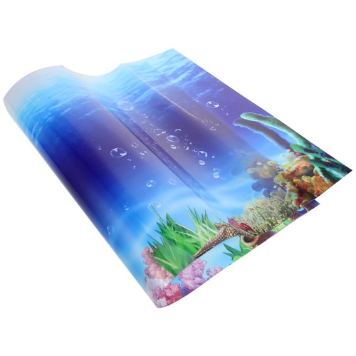 Fish Tank Sticker Aquarium Background Decal Self Adhesive Fish Tank ...