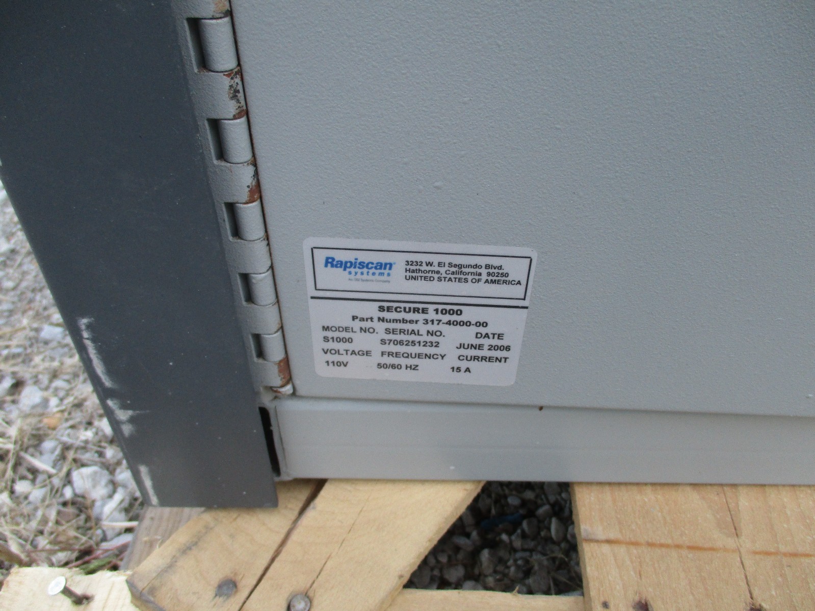 RAPISCAN SECURE 1000 X RAY FULL BODY SCANNER W/ CONSOLE | eBay