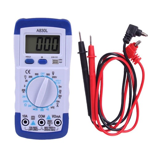 A830L LCD Digital Multimeter DC AC Voltage Diode Freguency Multitester ...