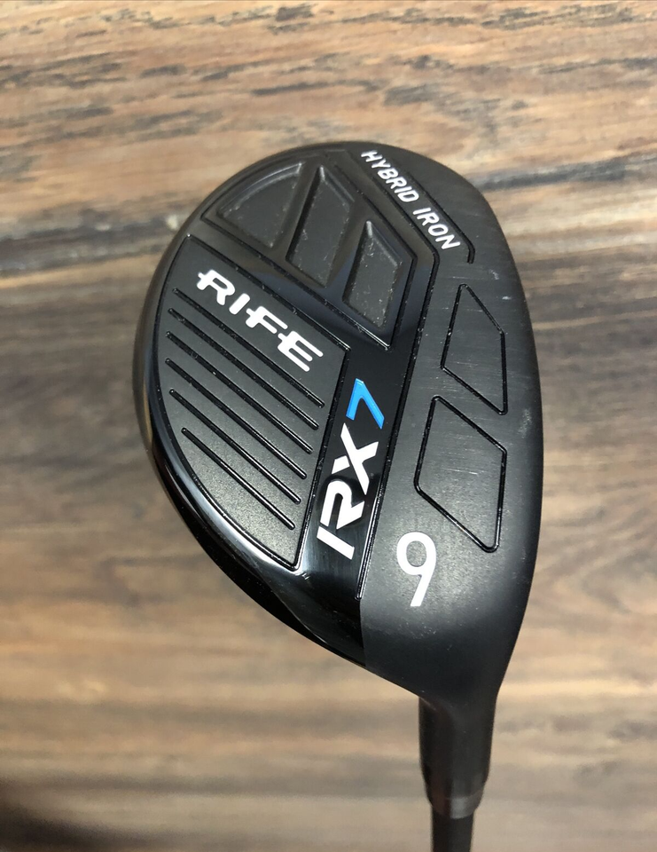 USED RH Mens Rife Golf RX7 Hybrid Irons Set #3-PW Reg Flex Graphite ...