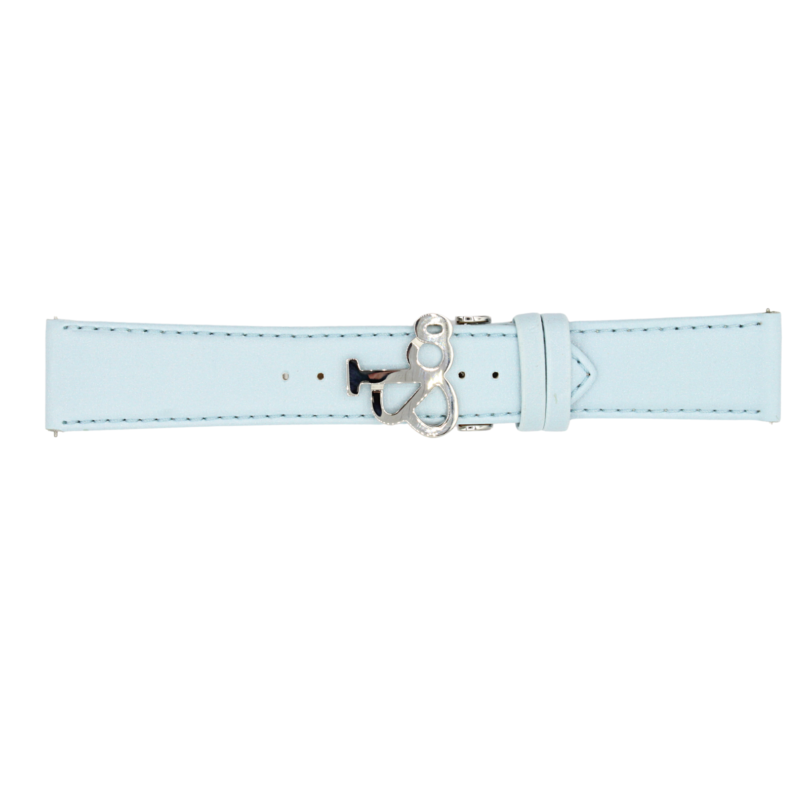 BRAND NEW JACOB & CO GENUINE REAL SATIN BABY BLUE BAND STRAP 22MM FOR ...