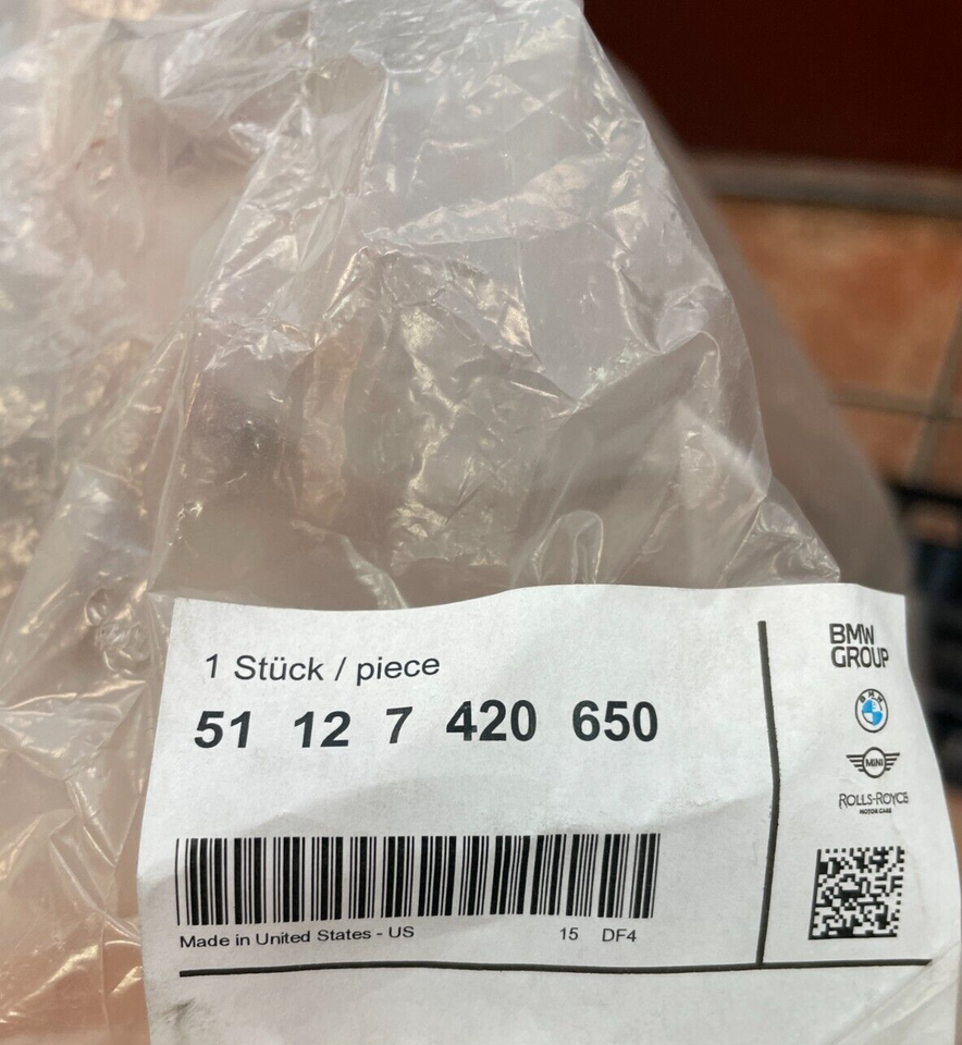 OEM 2019-2023 BMW X5 G05 Rear bumper mount center factory 51127420650 ...