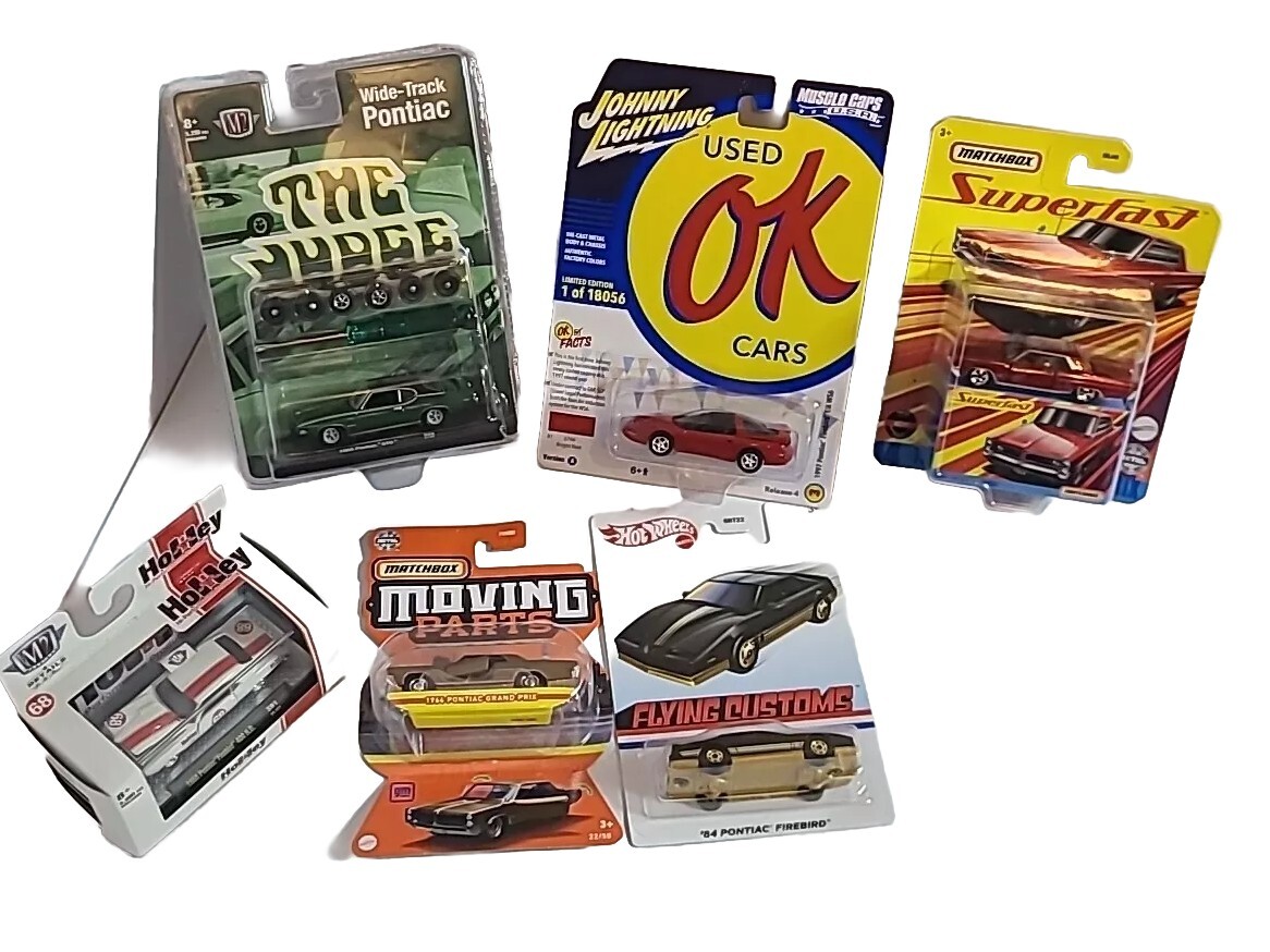 6pc Premium Hot wheels M2 Holley 1968 Pontiac Firebird Mbx Collect ...