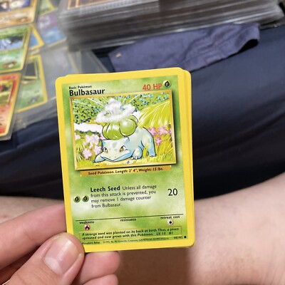 Pokémon TCG Bulbasaur Base Set 44/102 Regular Unlimited Common | eBay