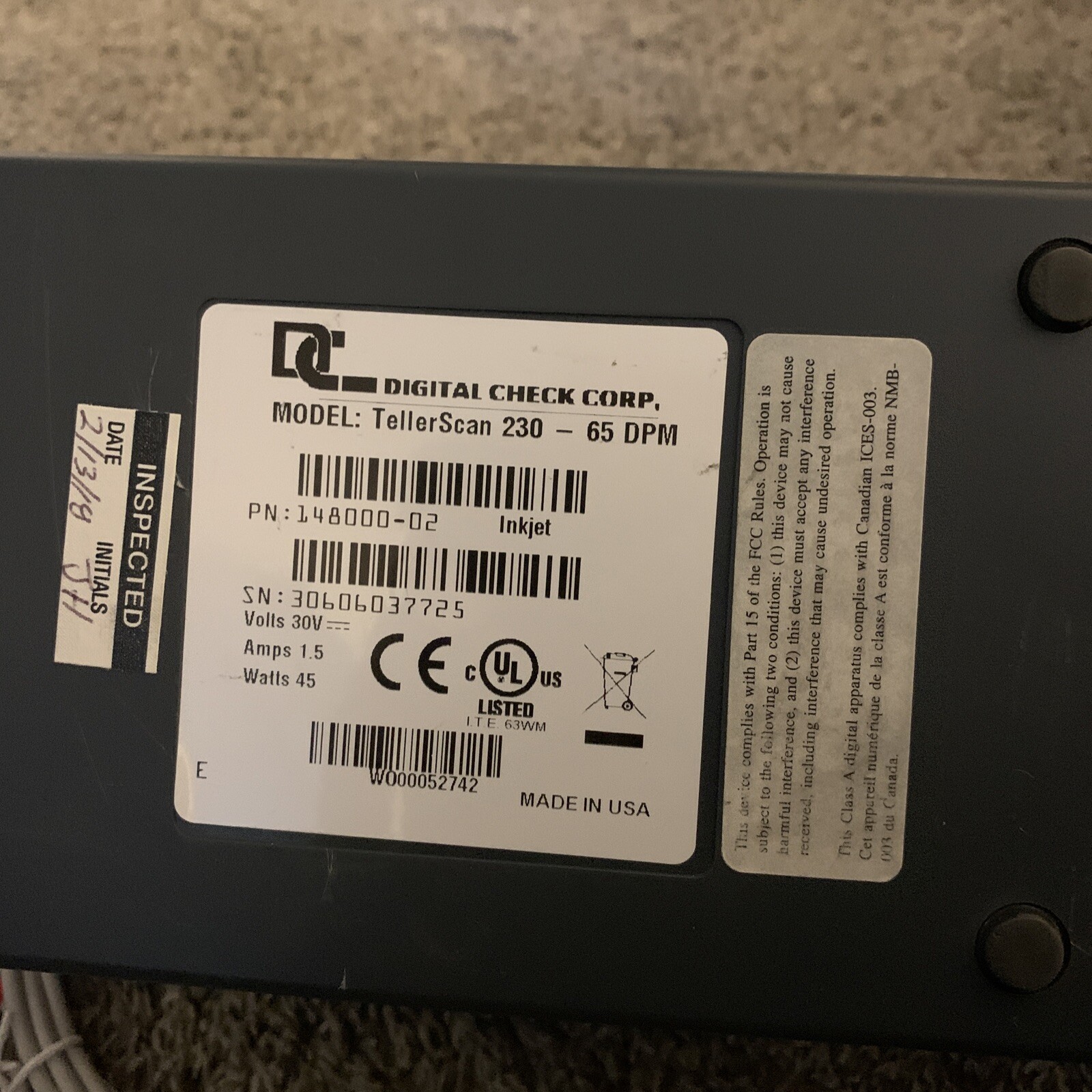 Tellerscan+TS230+-+100+DPM+Digital+Check+Scanner for sale online | eBay